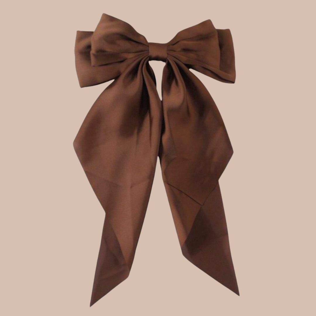 Chocolate Brown Bow – SweetPea Customs